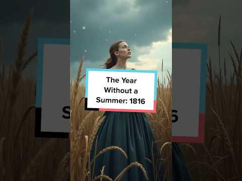 The Year Without a Summer: 1816