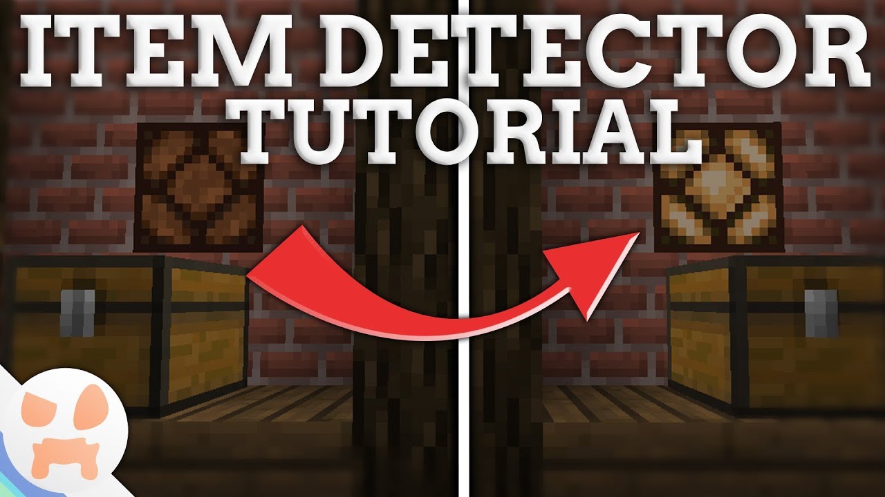 Simple Item Detector Tutorial | Compact , Redstone Lamp , 1.13
