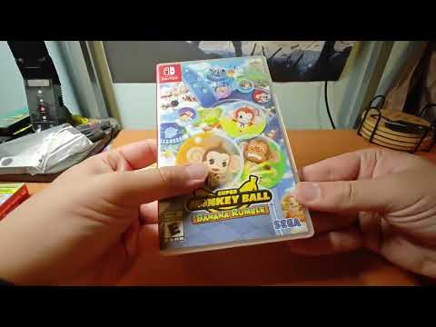 UNBOXING Super Monkey Ball Banana Rumble | Switch