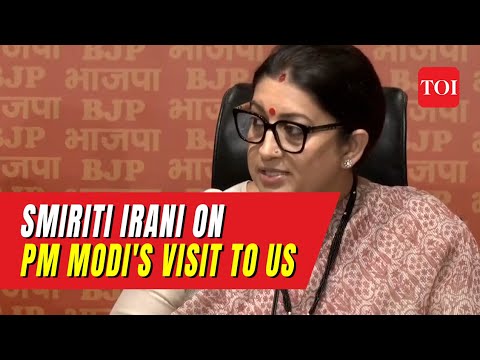 Smriti Irani Briefs Media on PM Modi's Successful Visit to America