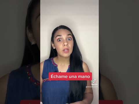 #learnspanish | 👋 How to say “Give me a hand” in Spanish 👋
