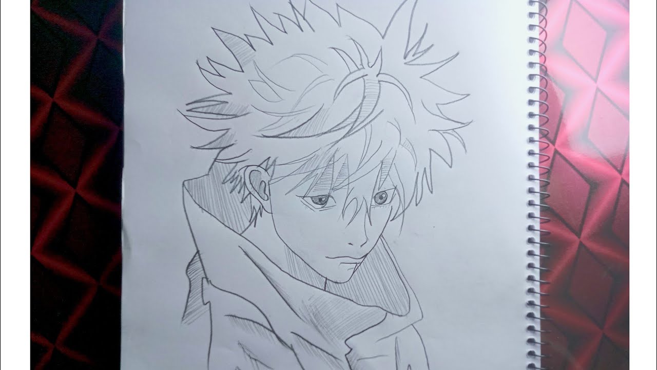 How To Draw Anime Photo drawing easy. Step by step anime Character drawing.