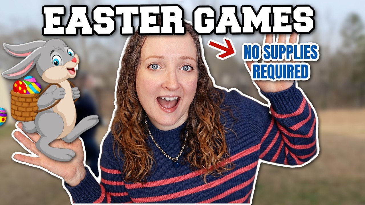 10 EASTER GAMES with ZERO SUPPLIES (Perfect for Parents & Teachers) 🐣