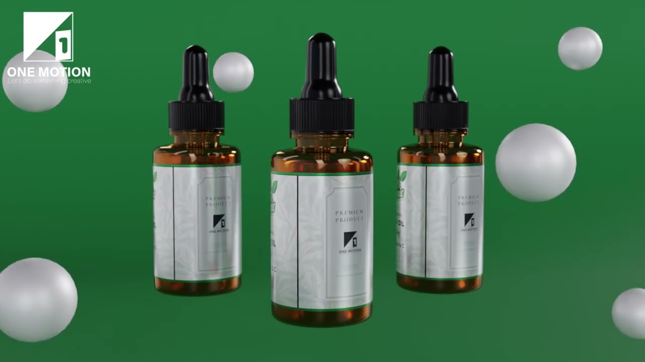 3D medicine bottle  Animation, 3D Product Animation