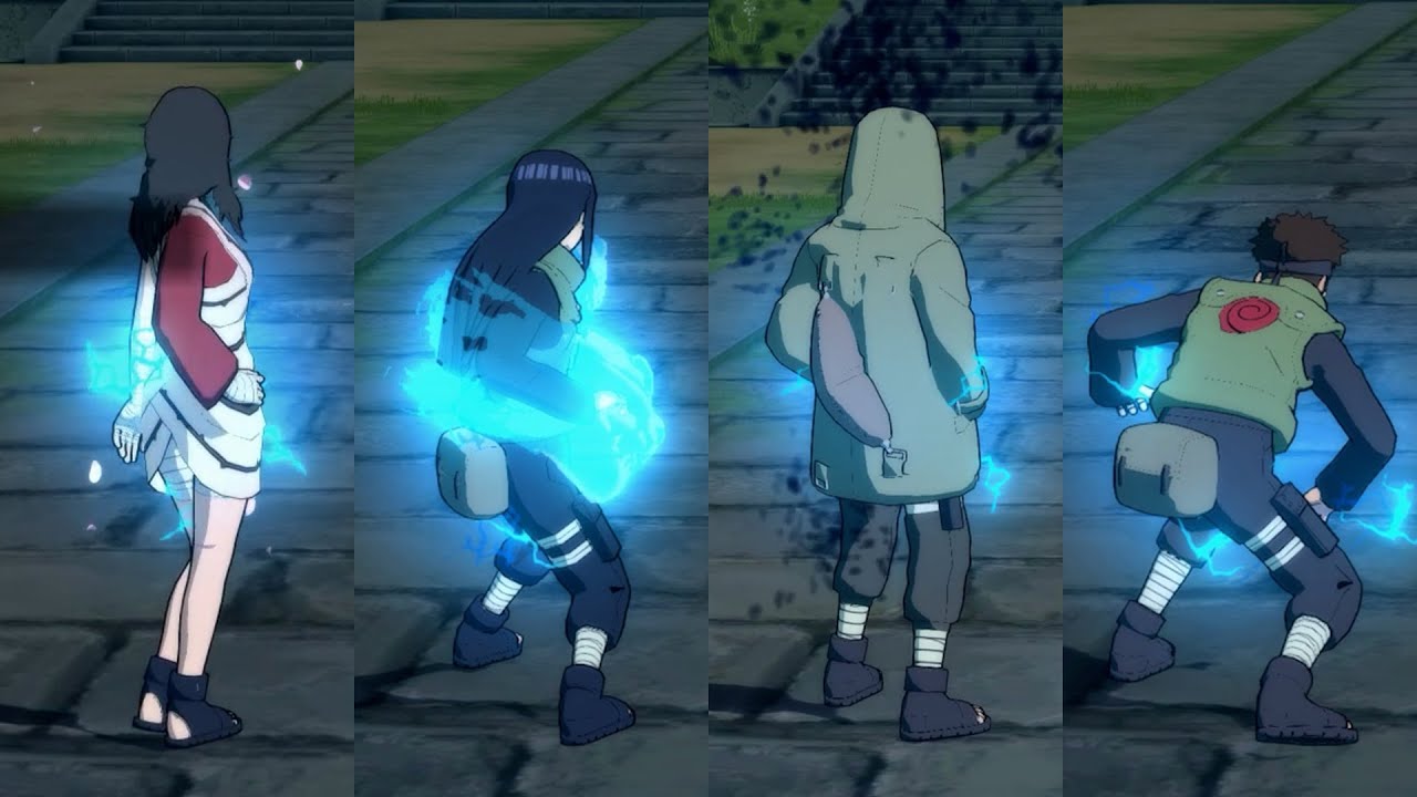 Naruto Storm Connections - All Team 8 (Team Kurenai) Members Complete Moveset