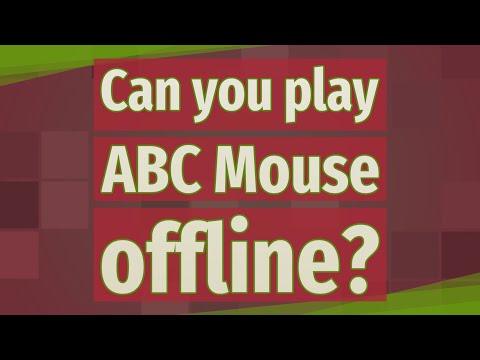 Can you play ABC Mouse offline?