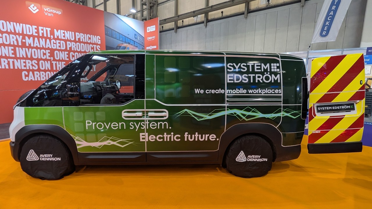 Commercial Vehicle Show 2026 Kia PV5 van wrap