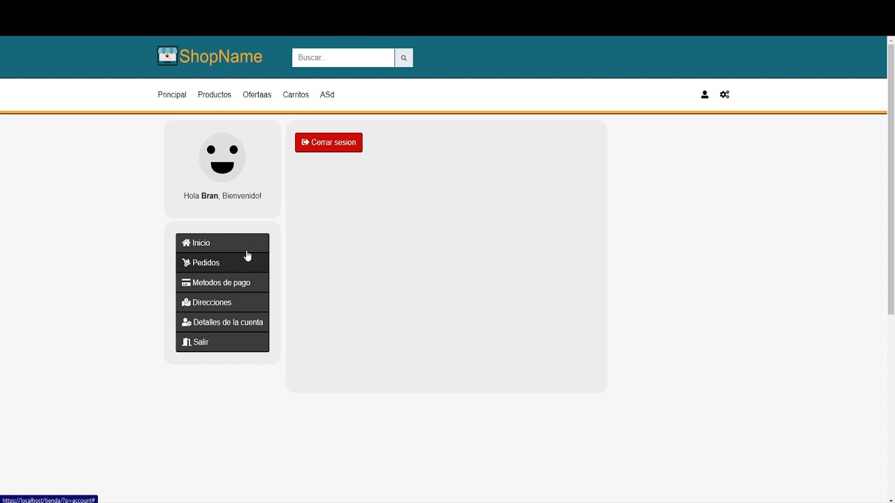 Online Shop Design made with PHP, MySQL and Javascript.