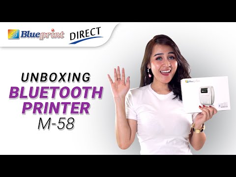 UNBOXING Portable Bluetooth Thermal Receipt Printer Blueprint M58 dengan Bella Barbiera | BPVID#013