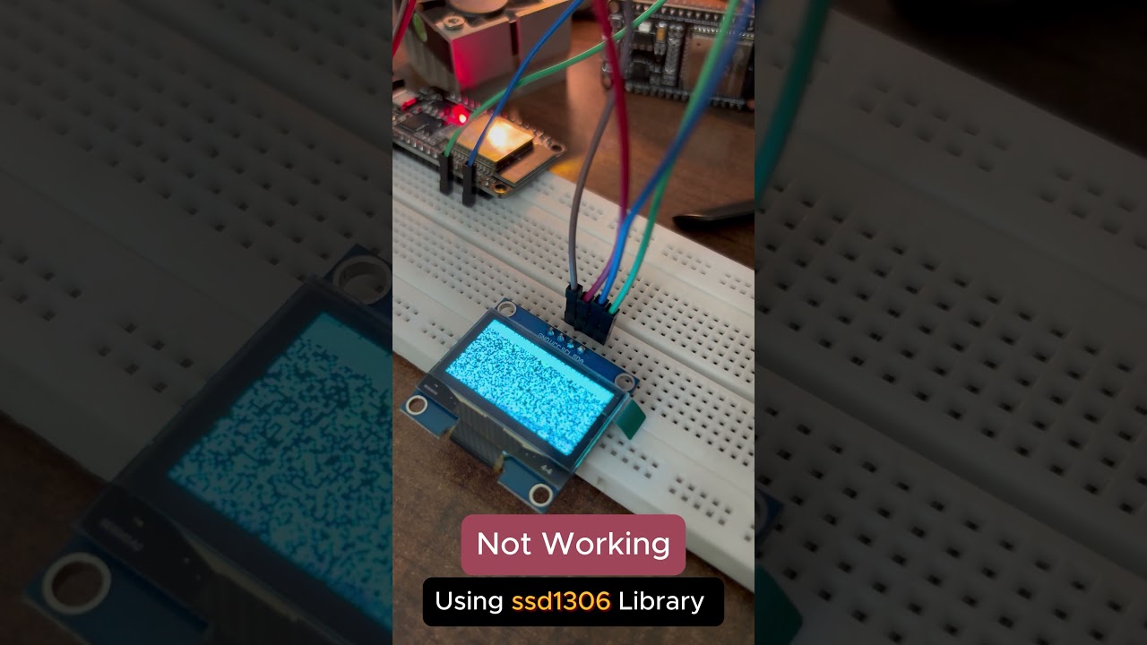 ESP32 & OLED Display Not Working? Here’s the FAST Fix You Need! MicroPython #esp32 #reels #reel