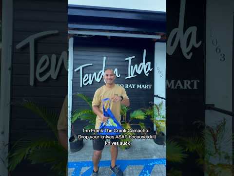 Guam Knife Sharpening Drop Off Tendan Inda Pago Bay | How to #guam #knifesharpening