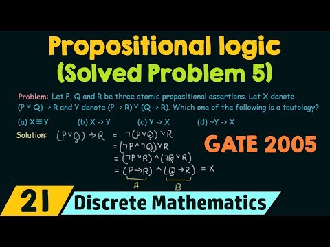 Learn Propositional Logic Solved Problem 5 - Mind Luster