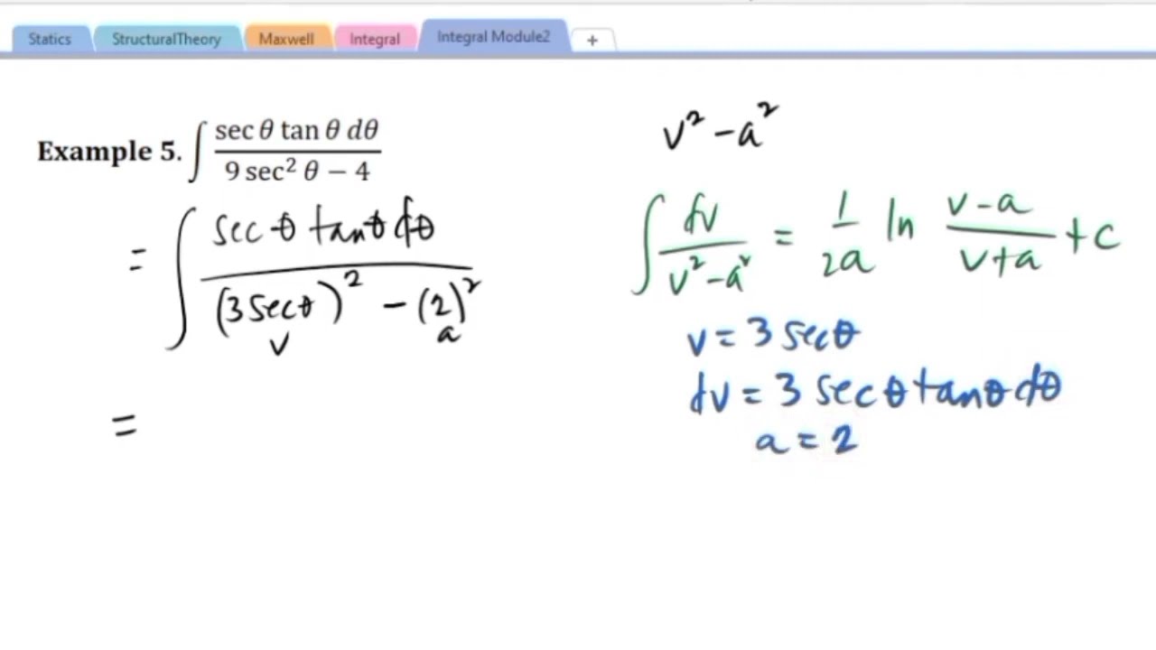 Problem 5. Integrals Leading to Logarithmic Functions