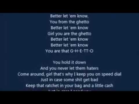 August Alsina - Ghetto (feat. Rich Homie Quan) (LYRICS)