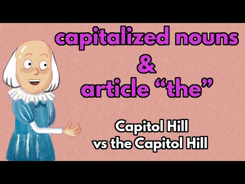 When to put "the" before capitalized nouns: the article "the" and proper nouns