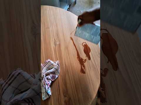 The Only Way to Teak Oil Your Table #woodworking