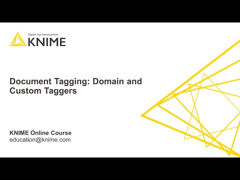 Document Tagging: Domain and Custom Taggers