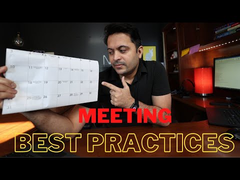 Meetings: Best Practices and Importance of Meeting Agenda | NiksProjects