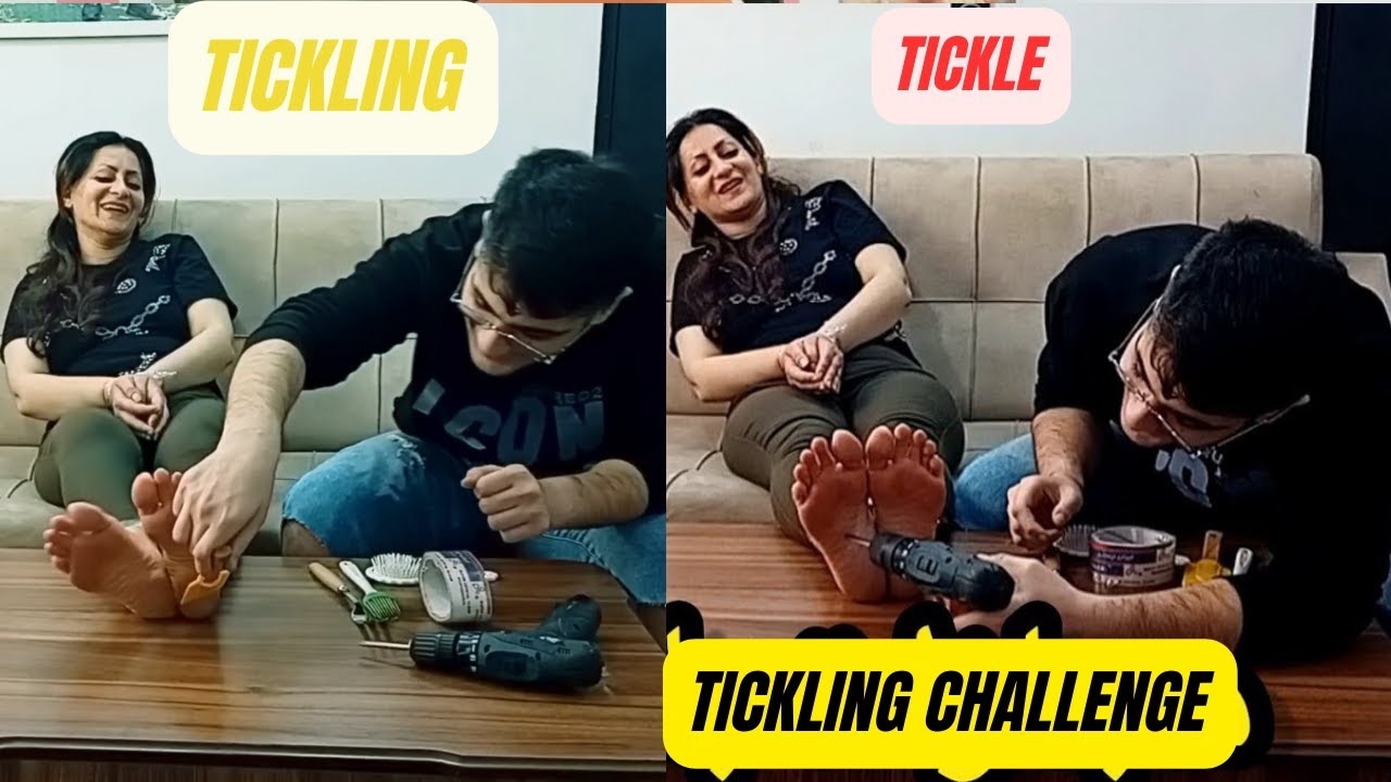 Funny tickling Challenge: mom and son tickle | reaction #tickling #tickles #ticklish
