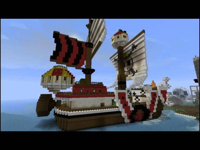 Thousand sunny of One Piece - Pirate ship Minecraft Map