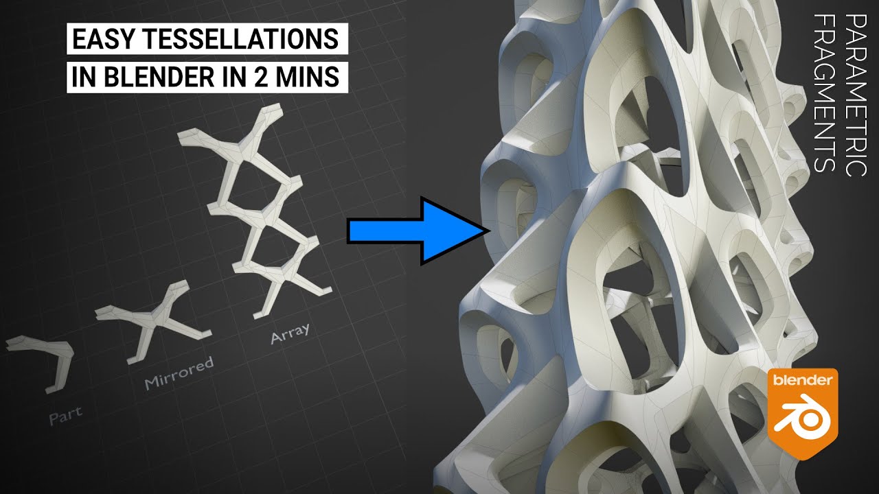 Parametric Fragments - Super easy tileable and elegant elements