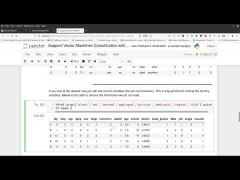 Support Vector Machines Classification with Python VIDEO | educational ...