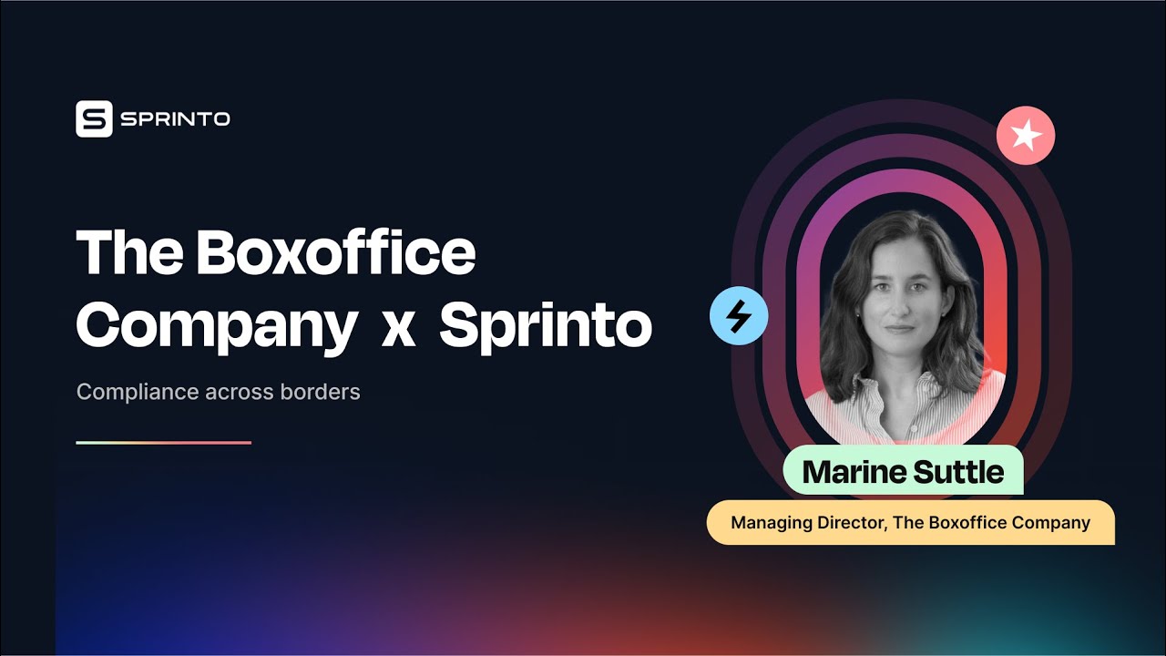 The Boxoffice Company Case Study X Sprinto |  Compliance across borders