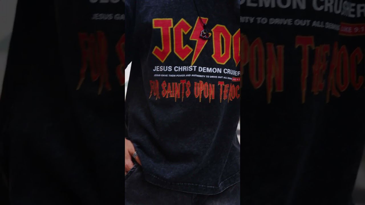 JCDC – Jesus Christ Demon Crusher | Christian Washed T-Shirt 👕🔥