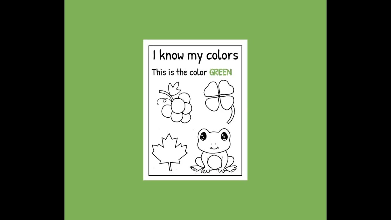 Color Recognition Preschool Worksheets: 25 Page Learning Activities (Printable PDF), Kids coloring