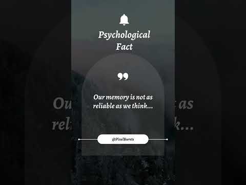 Psychological Fact: The Fragility of Memory - How External Factors Shape Our Recall