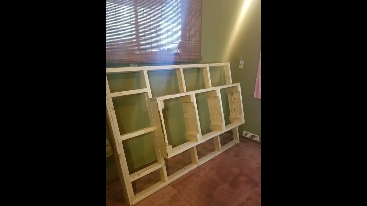 175$ total cost for a simple floating bed frame