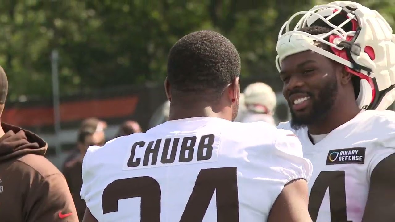 RAW Watch Nick Chubb return to Browns practice