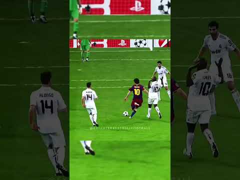 Messi solo goal vs Real Madrid 🔥 -Champions league 2011 #subscribe #messi #trending #messishorts