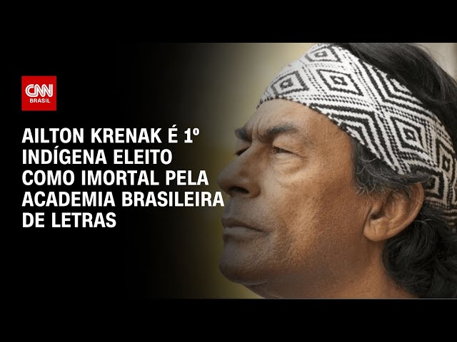 Ailton Krenak é primeiro indígena eleito como imortal pela Academia ...