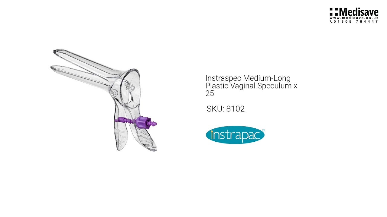Instraspec Medium Long Plastic Vaginal Speculum x 25 8102
