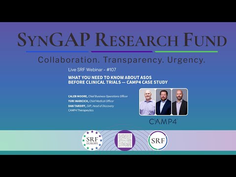 SRF EU | Webinar 107: What you need to know about ASOs before clinical trials - CAMP4 Case Study