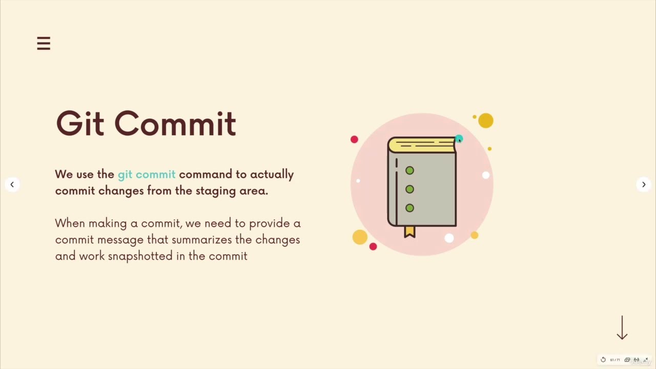 Finally, The Git Commit Command!