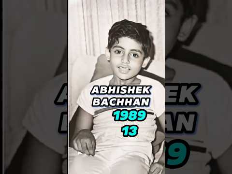 ABHISHEK BACHHAN Age Transformation (1976-2025) Abhishek bacchan life journey evolution #abhishek