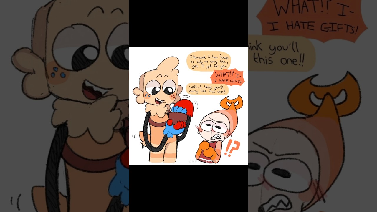 Goob Gets Shrimpo A Gift! 💕🦐 | Dandy's World Comic Dub | #dandysworld #comicdub