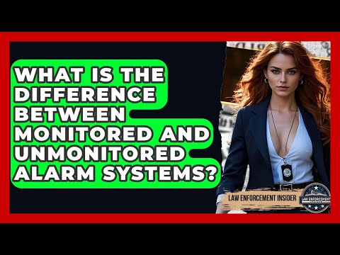 What Is The Difference Between Monitored And Unmonitored Alarm Systems? - Law Enforcement Insider