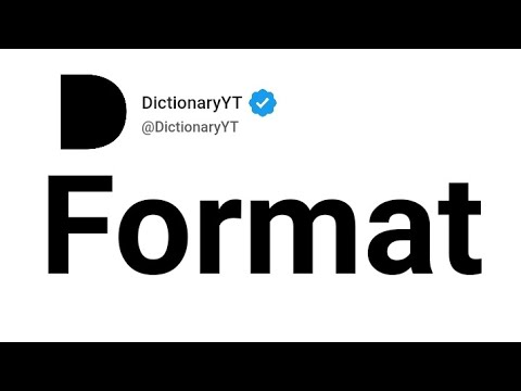 Format Meaning In Bengali