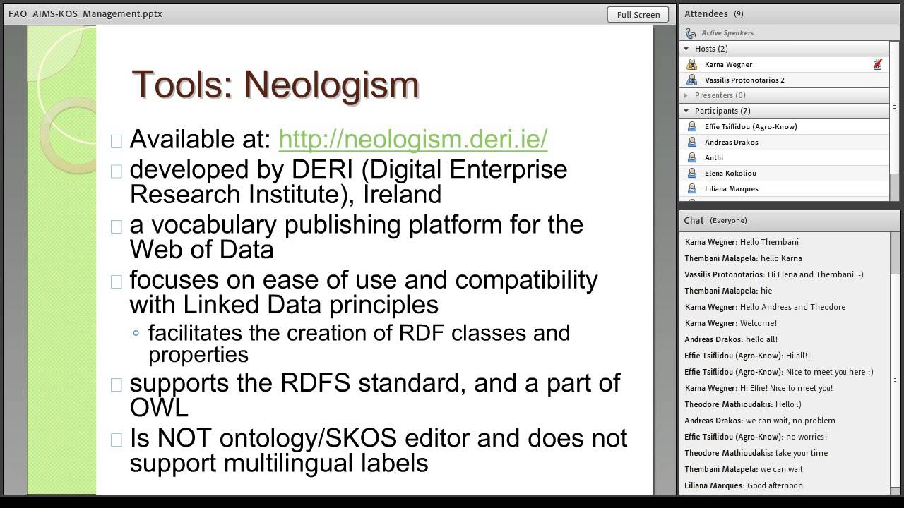 Knowledge Organization Systems (KOS): The case of Organic.Edunet