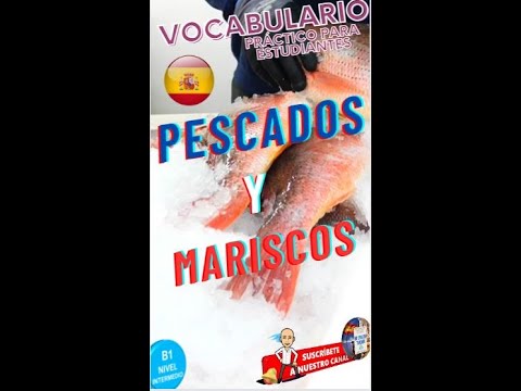 PESCADOS Y MARISCOS en Español e Inglés #shorts