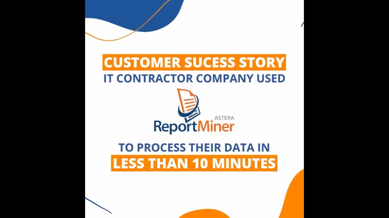 How Did Astera Help Reduce Data Extraction Time from Hours to Minutes? | IT Contractor Success Story