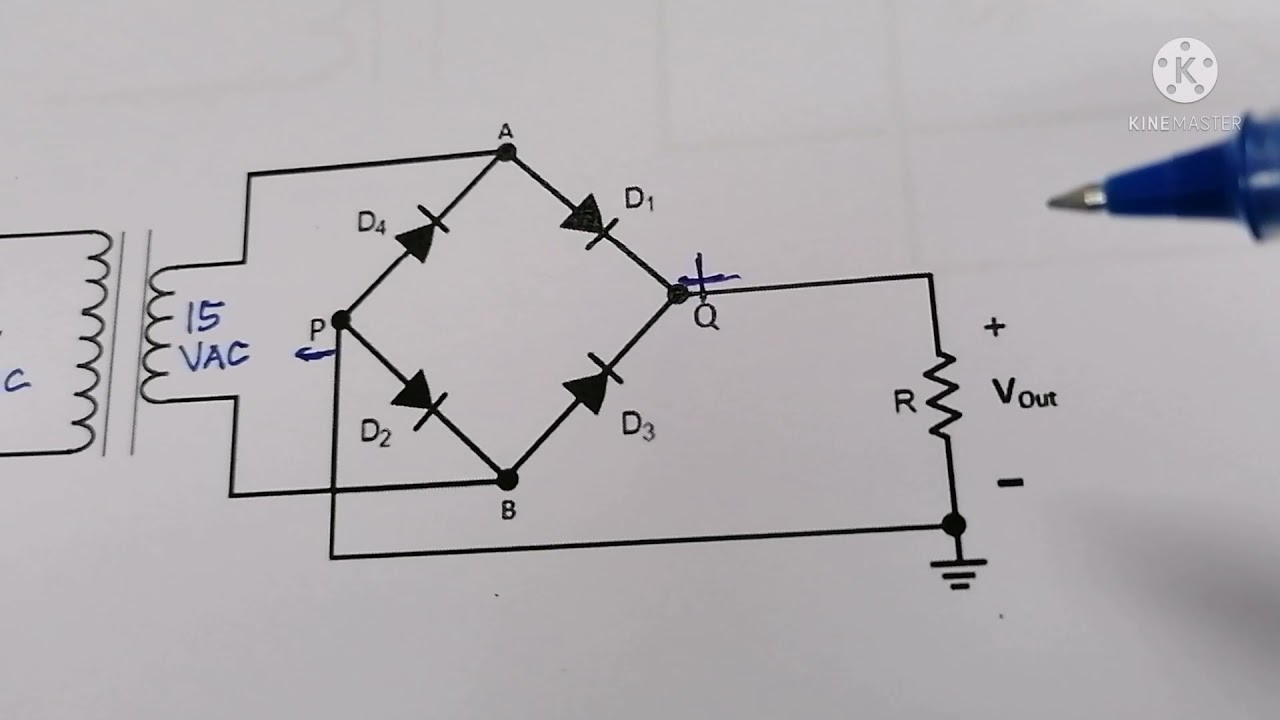 BRIDGE RECTIFIER explained || DC VOLTAGE verification with OSCILLOSCOPE || FULL-WAVE RECTIFICATION