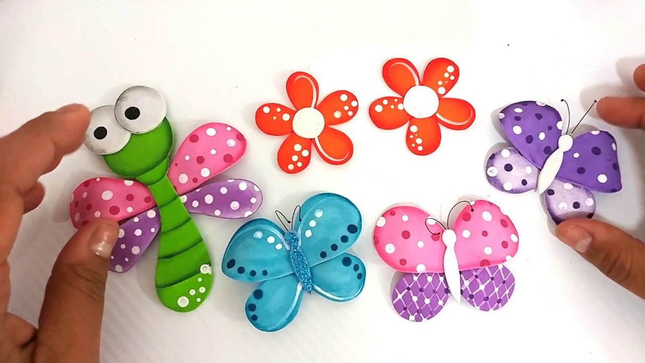 Flores en Foami o Goma eva  | Flowers in Fomi or Goma eva  | Manualidades  | Easy Crafts | DIY