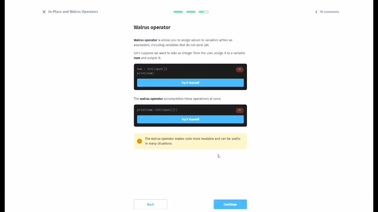 SoloLearn - Python 3 Tutorial - Modul 2  Strings Q  Variables