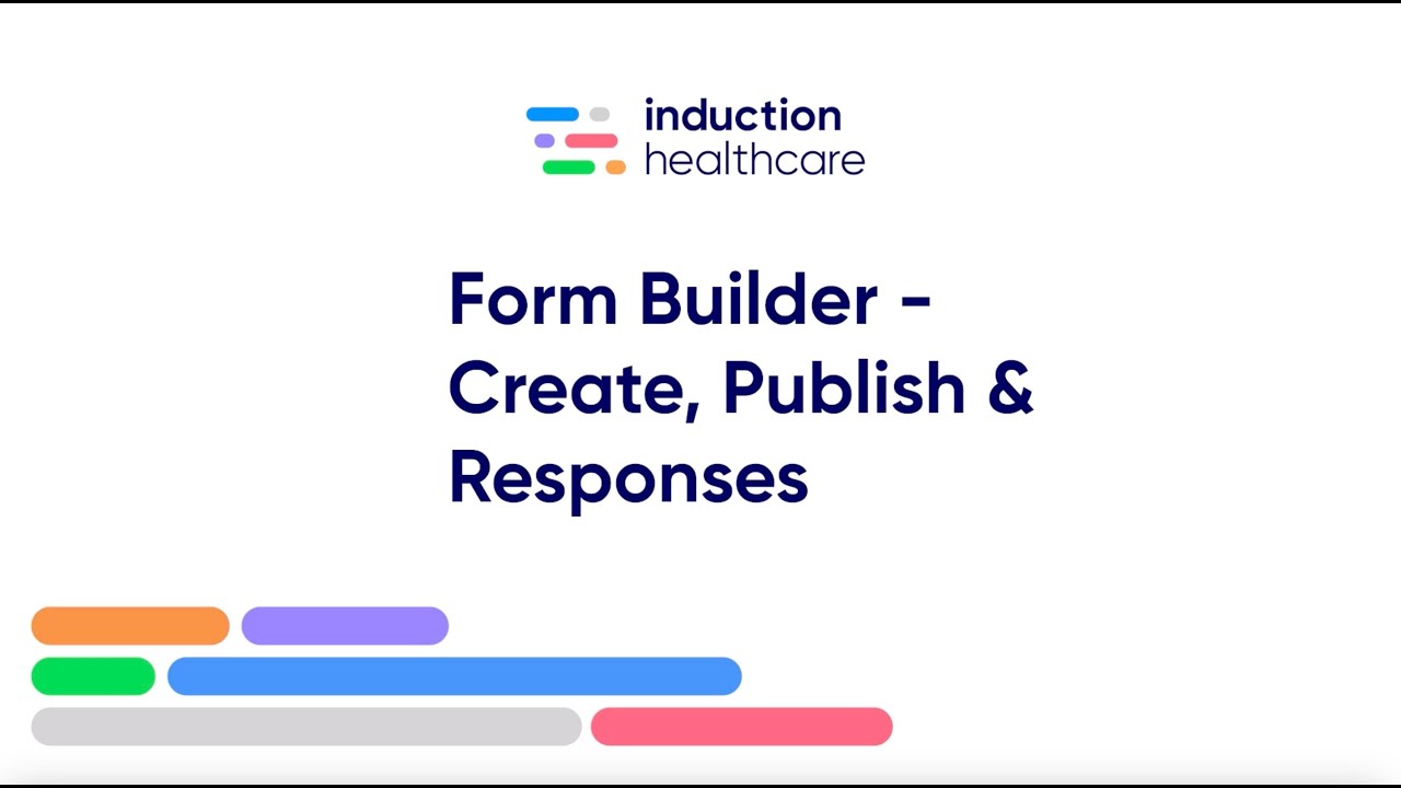 Induction Form Builder - Overview