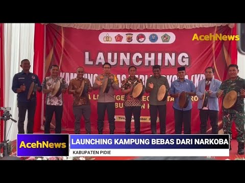 VIDEO - Dirnarkoba Polda Aceh Launching Kampung Bebas dari Narkoba di Pidie