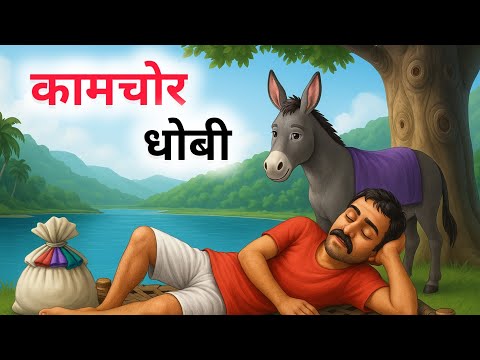 kaamchor dhobi ||kaamchor dhobi|| ||hindi story|| ||lazy washerman|| #storycartoon #hindistorytelling